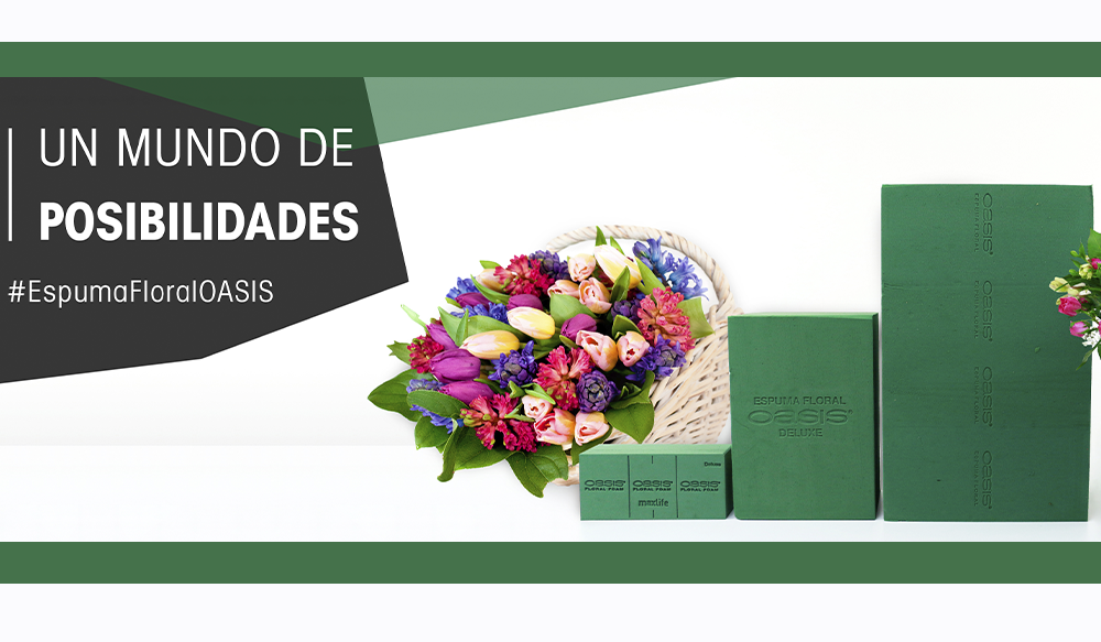 Espuma floral OASIS®, el Aliado Perfecto para el florista.